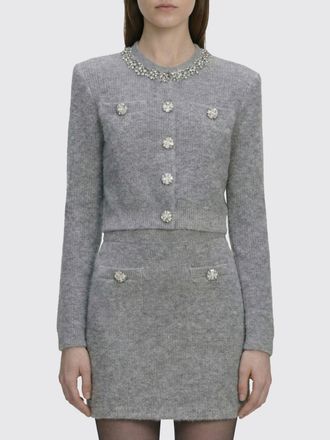 Self Portrait Pullover SELF-PORTRAIT Damen Farbe Grau