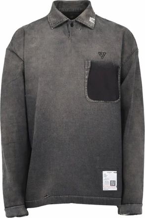 Miharayasuhiro Mihara Yasuhiro, Homme, Tops, Noir, Taille: L Polo &agrave; manches longues