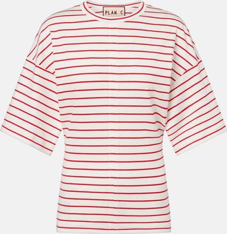 Plan C T-Shirt aus Baumwoll-Jersey