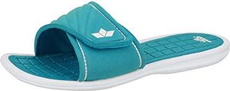 Lico Malediven, Chaussures de Plage & Piscine Femme, Bleu (Tuerkis/Weiss Tuerkis/Weiss), 37 EU