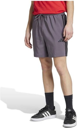 adidas Mens Essentials 3-Streifen Chelsea Shorts Grey Strata/Black 3XL