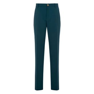 Versace Wollhose - - Trousers - Herren - Blau - L