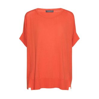 Elena Miro Damen, Strickwaren, Orange, LGr&ouml;&szlig;e