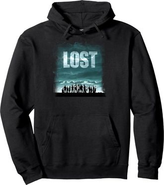 Lost Stormy Sky and Ocean Cast Outlines Poster TV Show Pullover Hoodie