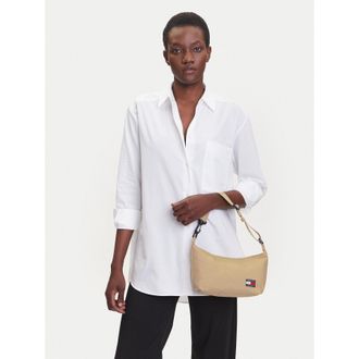 Tommy Jeans Handtasche Tommy Jeans Tjw Ess Daily Shoulder Bag AW0AW17287 Beige
