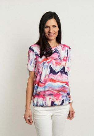 Seidel Moden Kurzarmshirt mit All-Over Print, MADE IN GERMANY