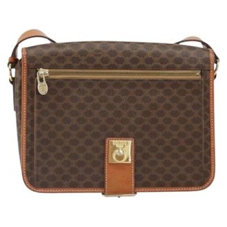 Celine Sac bandouli&egrave;re en toile vintage Pre-owned - Femme - Pre-owned - Brun - Taille: ONE Size