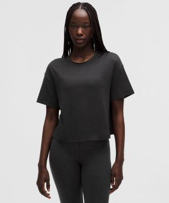 lululemon T-Shirt Softy Suedey d&eacute;contract&eacute; pour Femmes - Taille XL