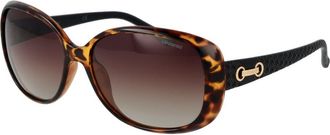 Polaroid Braune Kunststoff-Sonnenbrille