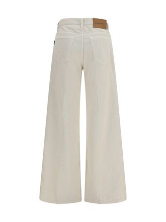 Haikure Womens Clara Velvet Pier Jeans Snow Cotton