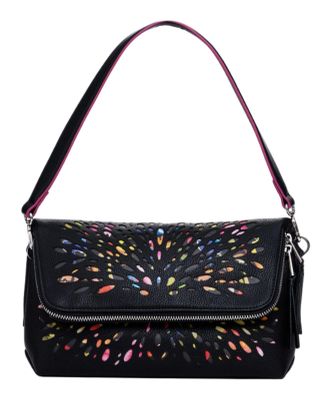 Desigual Womens Accessories PU Across Body Bag, Black