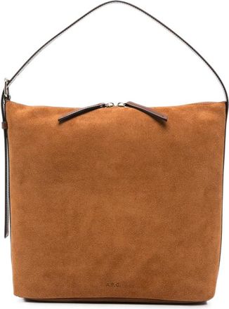 A.P.C. A. p.c. Vera Suede Shoulder Bag