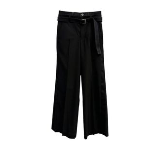 sacai Damen, Hosen, Schwarzk, LGr&ouml;&szlig;e