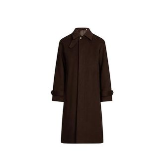 Nn.07 Manteau droit &agrave; col classique