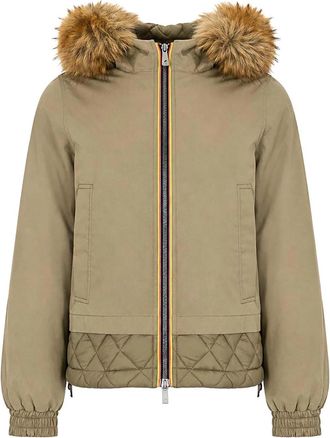 K-Way Casualjacke - Dunkelgr&uuml;n