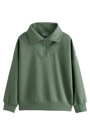 Next Sweater Active Sweatshirt mit viertellangem Rei&szlig;verschluss (1-tlg)