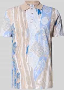 Carlo Colucci Regular Fit Poloshirt mit kurzer Knopfleiste