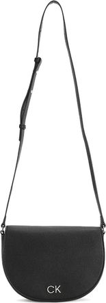 Calvin Klein Damen Umh&auml;ngetasche Ck Daily Saddle Bag Pebble Klein, Schwarz (Ck Black), Einheitsgr&ouml;&szlig;e