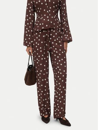 Vero Moda Stoffhose Elisa 10347961 Braun Loose Fit