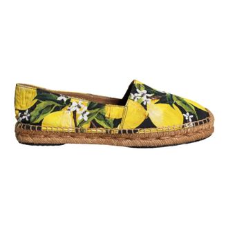 Dolce & Gabbana Bunte Lemon Slip On Espadrilles - - Shoes - Damen - Mehrfarbig - 35 EU