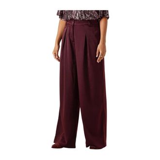 Moves Lauro Pant - - Trousers - Damen - Rot - M