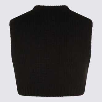 Max Mara Womens Top Nero _100 % Co