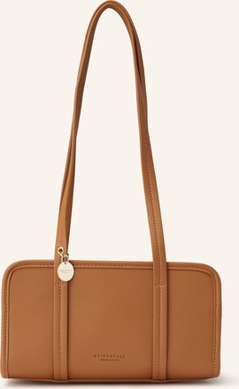 Seidenfelt Manufaktur Schultertasche Nelma braun
