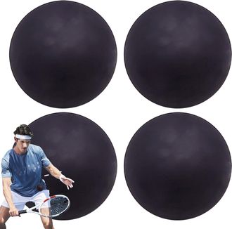 Generic Wettkampf-Squashball, professionelle Squashb&auml;lle | Springball f&uuml;r Outdoor-Sportarten mit hoher Elastizit&auml;t - hohler Gummiball f&uuml;r Spieler mit hoher Si