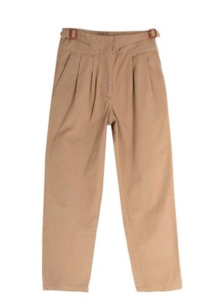 Loewe Beige Buckle Detailing Trousers Size XXS