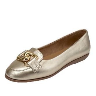 Aerosoles Ballerines Bell pour femme, Similicuir souple dor&eacute;, 35 EU