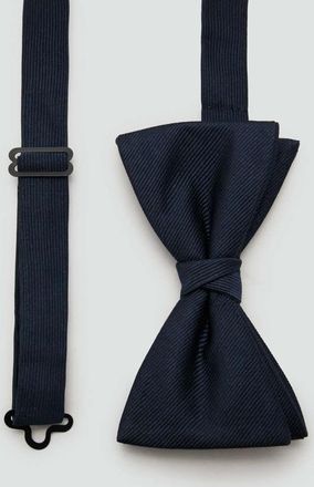 Mango Naud papillon classique micro-structure bleu marine - Homme - Taille unique - MANGO MAN