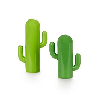 Balvi Salz- und Pfefferstreuer-Set Cactus Farbe Gr&uuml;n In Form eines Kaktus Porzellan