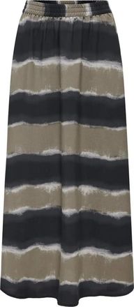 Only Damen Onlnova Life Elite Piper Slit Skirt Rock, Phantom/AOP:597 Tie dye, M