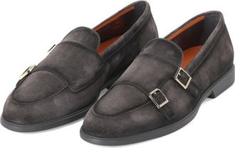 Santoni Homme, Chaussures, Gris, Taille: 44 EU Loafer