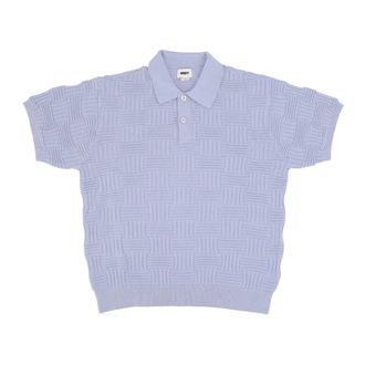 Obey Hydrangea Kurzarm Polo Sweater - - Tops - Herren - Blau - L