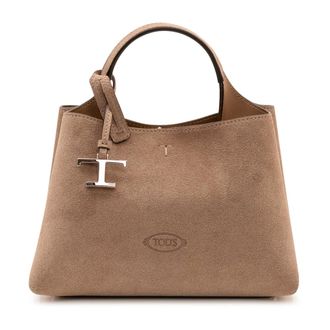 Tod's Femme, Sacs, Brun, Taille: ONE Size Sac bandouli&egrave;re micro T Timeless