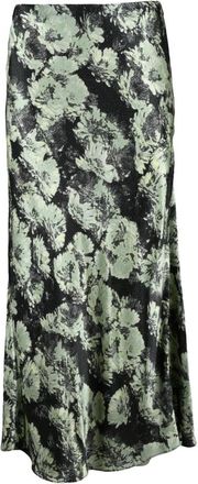 Tory Burch Femme, Jupes, Multicolore, Taille: 38 FR Gonna Lunga in Satin