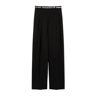 Max Mara Wide Hosen - - Trousers - Damen - Schwarzk - XL