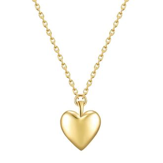 Glanzst&uuml;cke M&uuml;nchen Halskette - Sterling Silber Halskette Herz - Gr. unisize - in Gold - f&uuml;r Damen