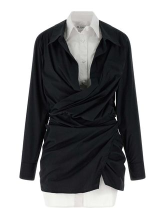 The Attico Robe Au Genou - Blanc