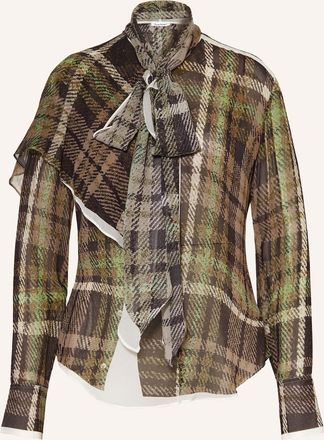 Acne Studios Blusenshirt Aus Seide grau