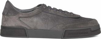 Dolce & Gabbana Homme, Chaussures, Gris, Taille: 42 EU Calf Leather Baskets