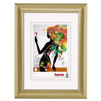 Hama Wandrahmen Malaga 40 x 50 cm, Kunststoff, gold