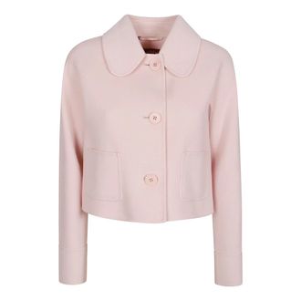 Max Mara Femme, Vestes, Rose, Taille: 42 FR Veste Courte
