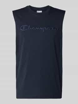 Champion Top mit Label-Stitching und Rundhalsausschnitt