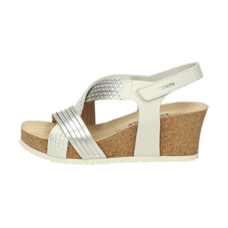 Mephisto Silver Sandalo Zeppa - - Shoes - Damen - Wei&szlig; - 38 EU