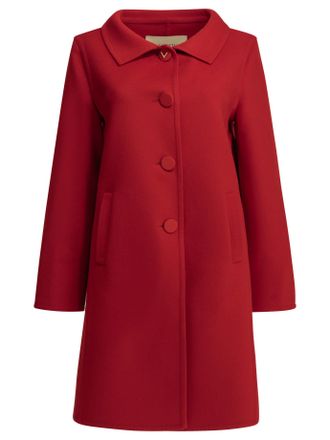 Valentino Manteau long en laine et cachemire Valentino