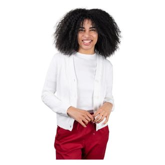 Max Mara Femme, Pulls, Blanc, Taille: 40 FR Cardigans