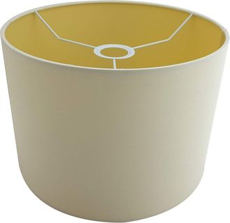 Sompex Lampenschirm creme rund Stoff E27 Ø 30cm modern, Ersatzschirm Tischlampe Stehlampe Hängelampe, 79828 Crema Sompex