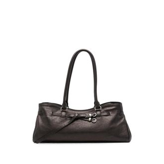 Margesherwood Buckle-detail Leather Tote Bag